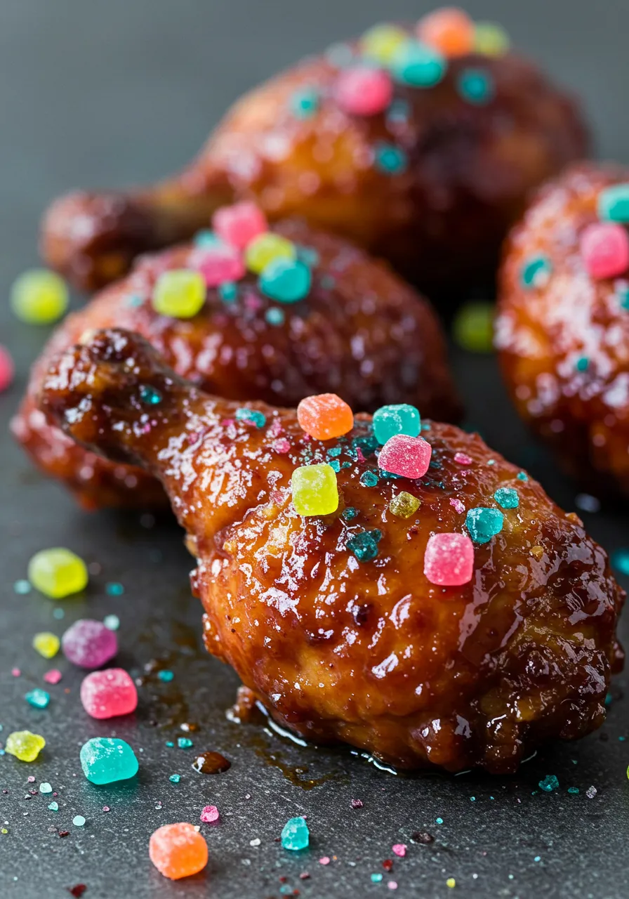 Toxic Candy Chicken | Flirt Recipes