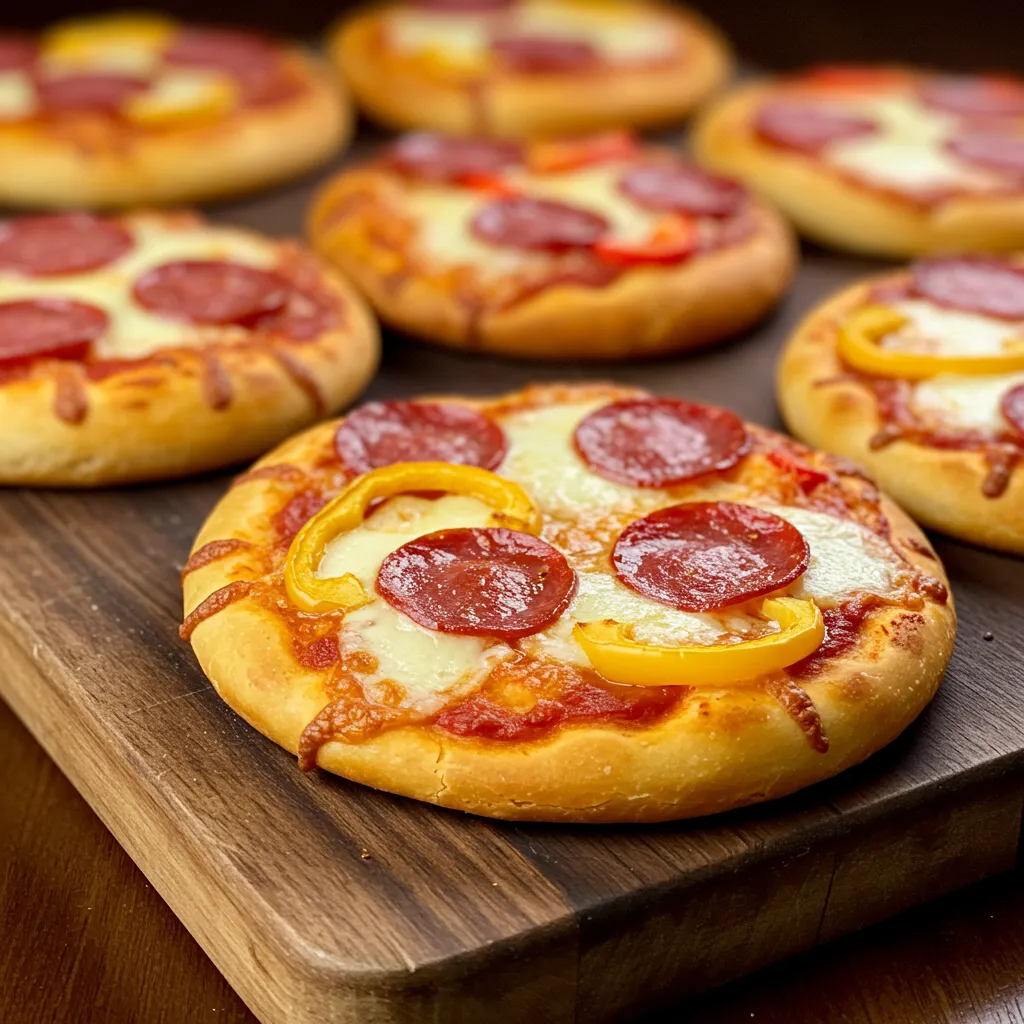 Mini Pan Pizzas | Flirt Recipes