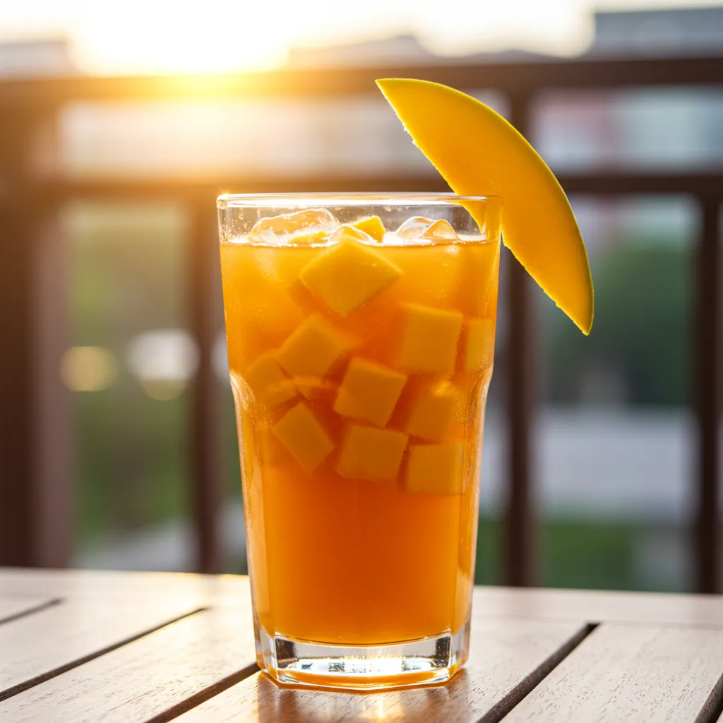 Fresh Mango Iced Tea | Flirt Recipes