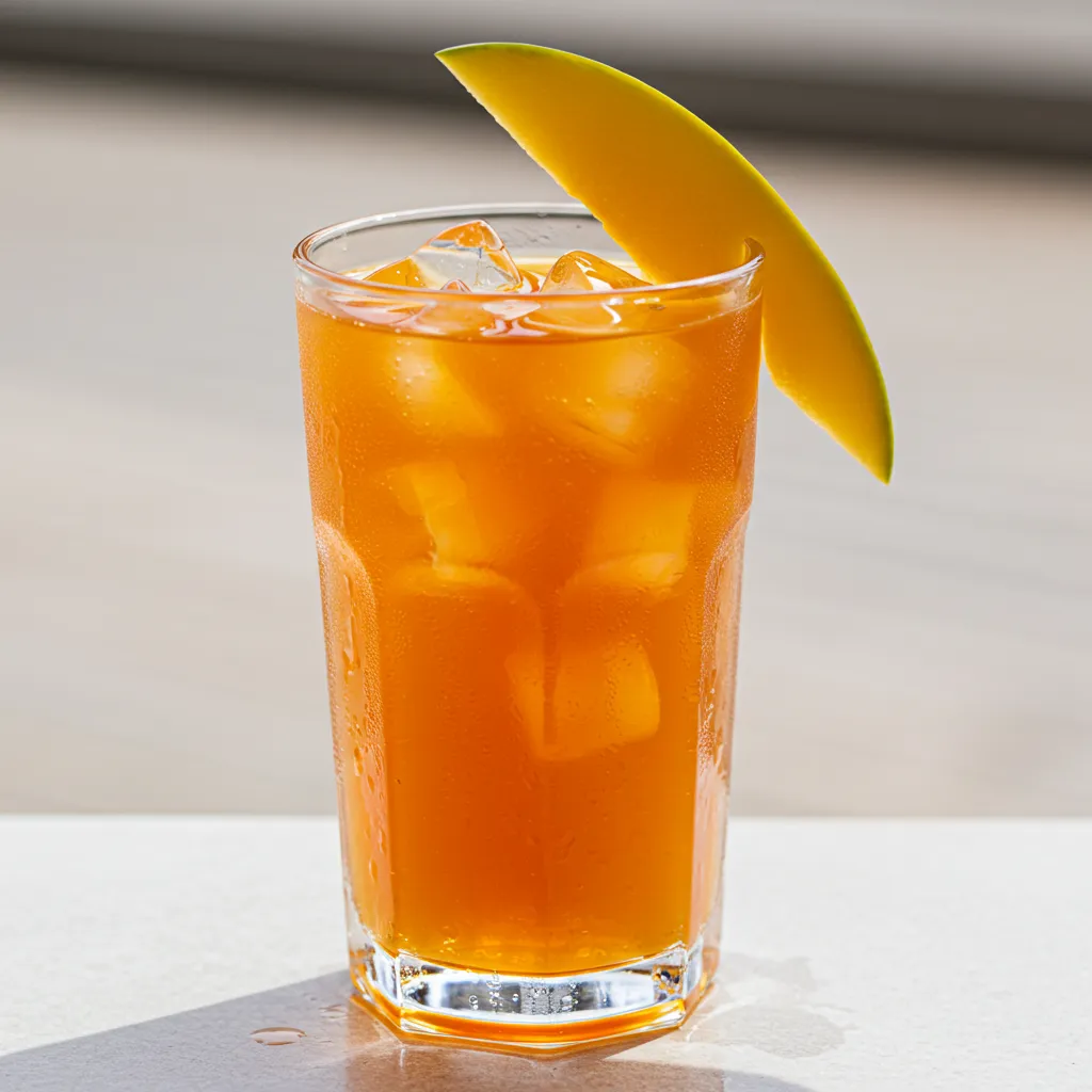 Fresh Mango Iced Tea | Flirt Recipes
