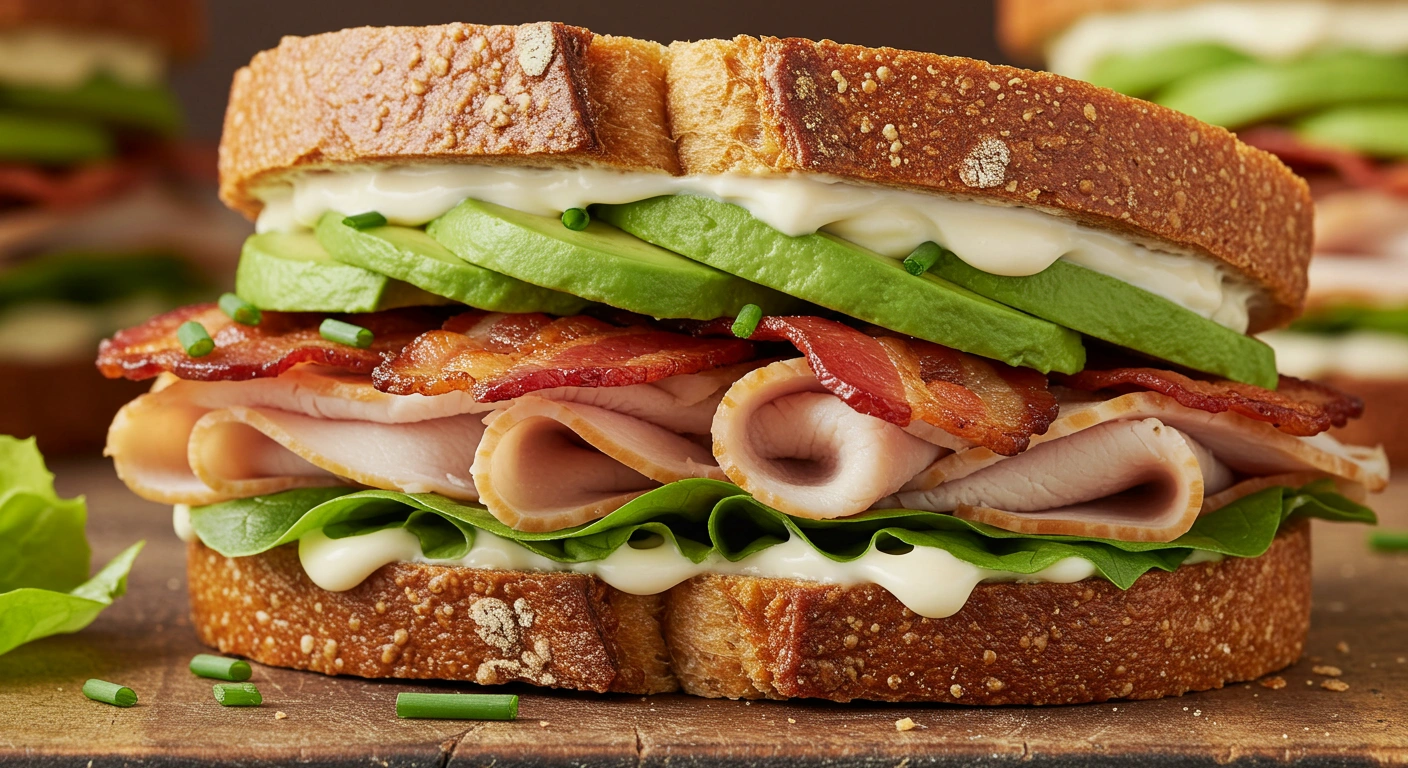 Ultimate Turkey Bacon Avocado Sandwich | Flirt Recipes