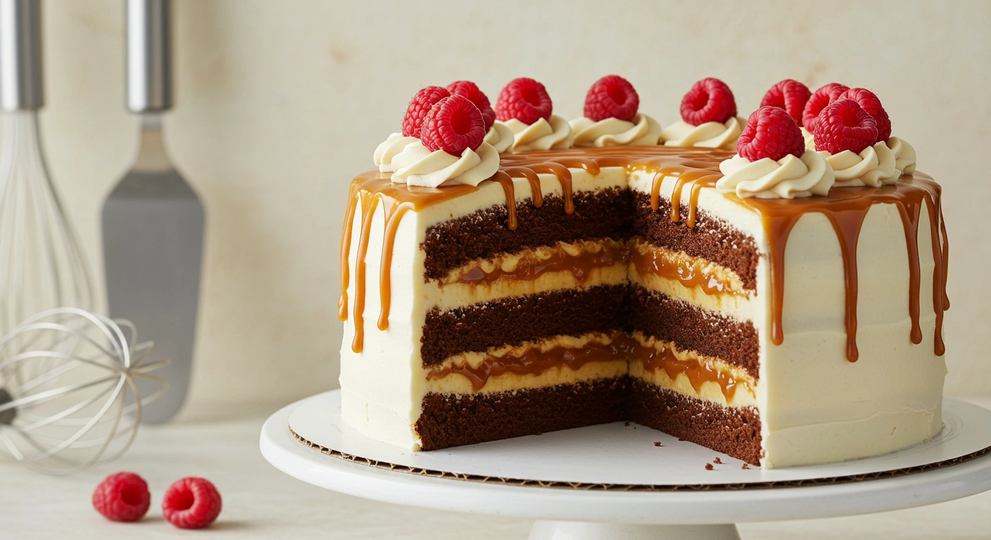 7-Layer Caramel Cake by Caroline's Cakes | Flirt Recipes