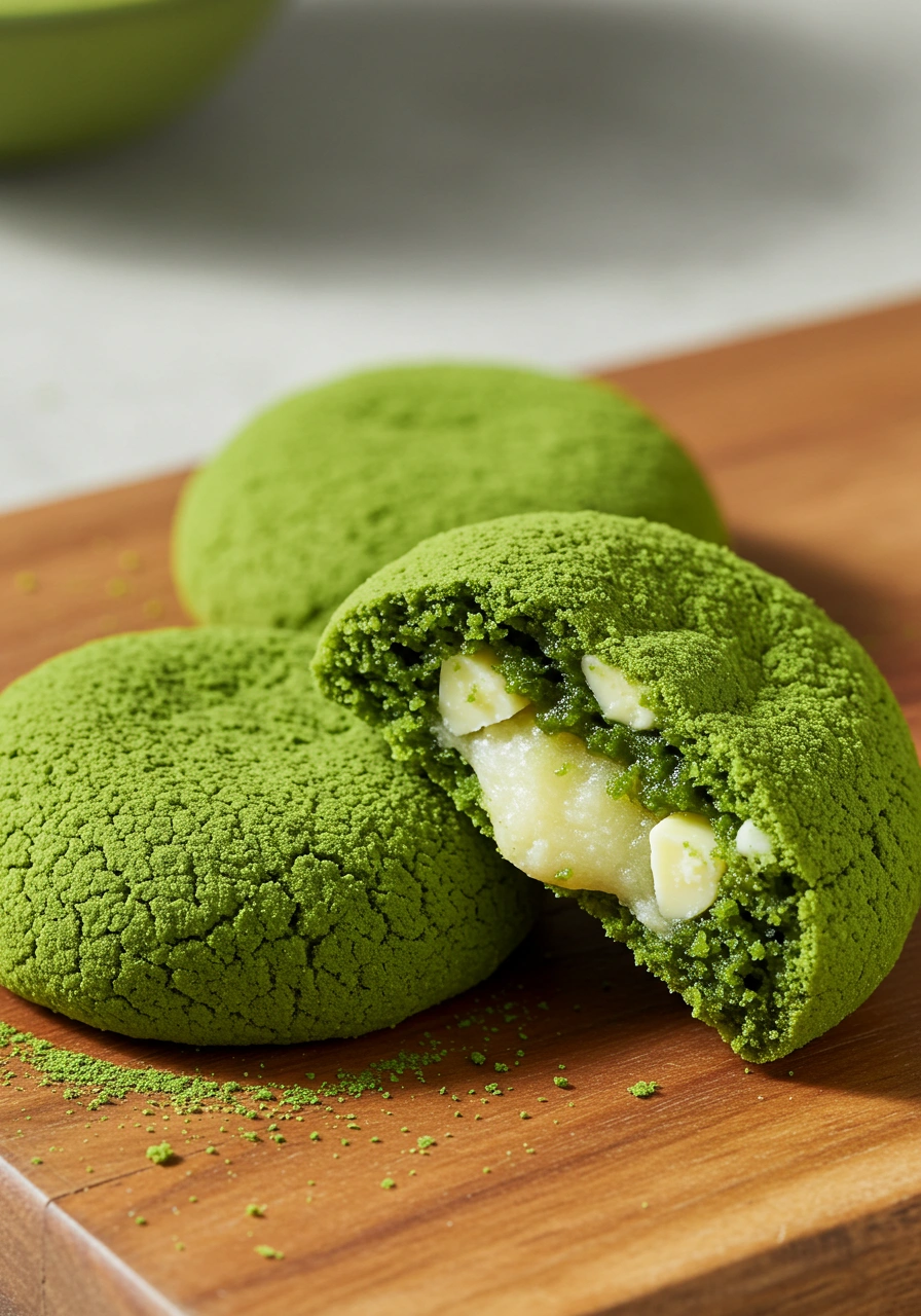 Matcha Mochi Cookies | Flirt Recipes