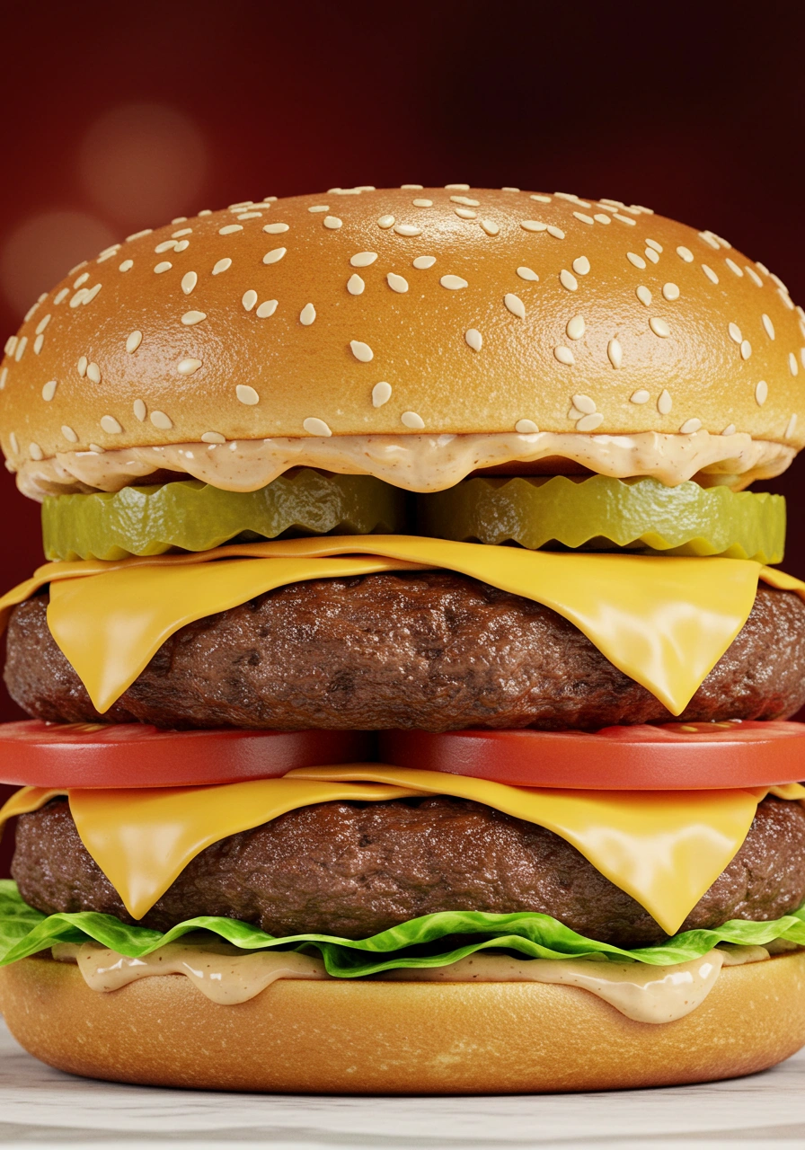 Classic Double Cheeseburger | Flirt Recipes