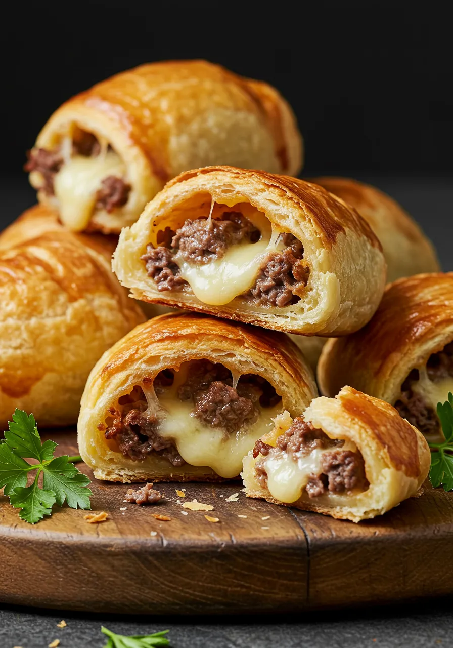 Beef and Cheese Rolls | Flirt Recipes