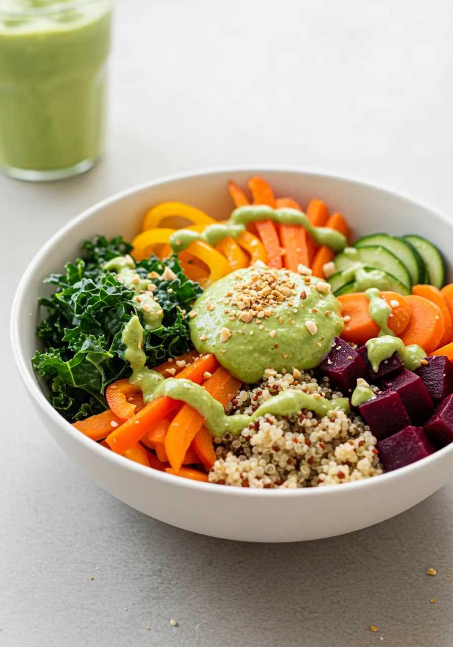 Rainbow Buddha Bowl | Flirt Recipes