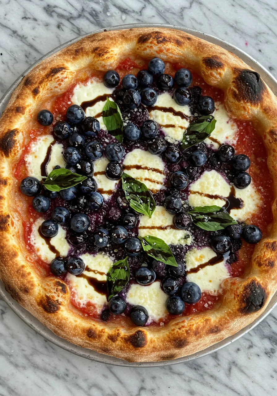 Blueberry Balsamic Pizza | Flirt Recipes