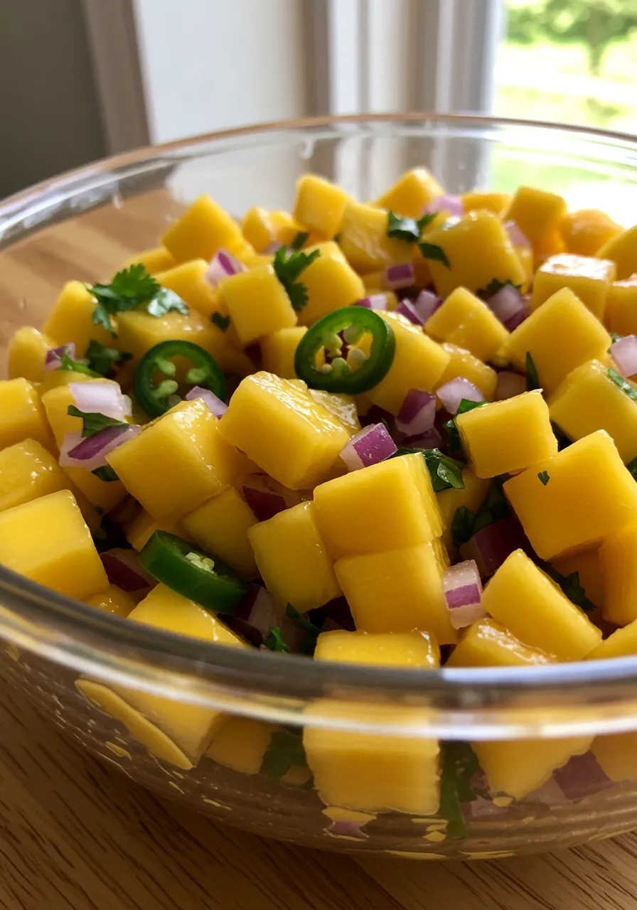 Sunburn Mango Salsa | Flirt Recipes