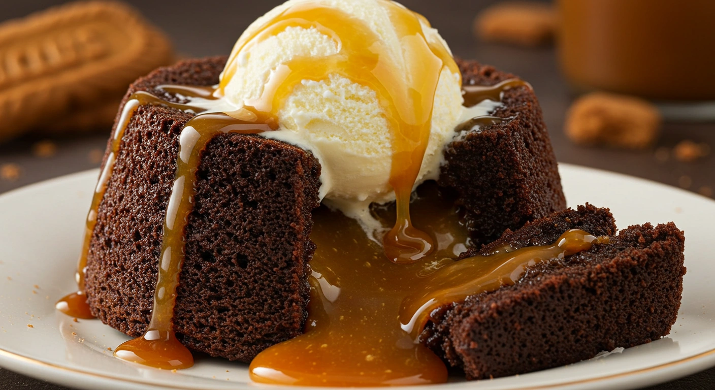 Biscoff Lava Cake | Flirt Recipes