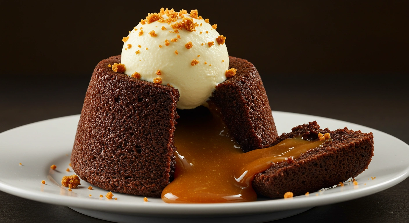 Biscoff Lava Cake | Flirt Recipes